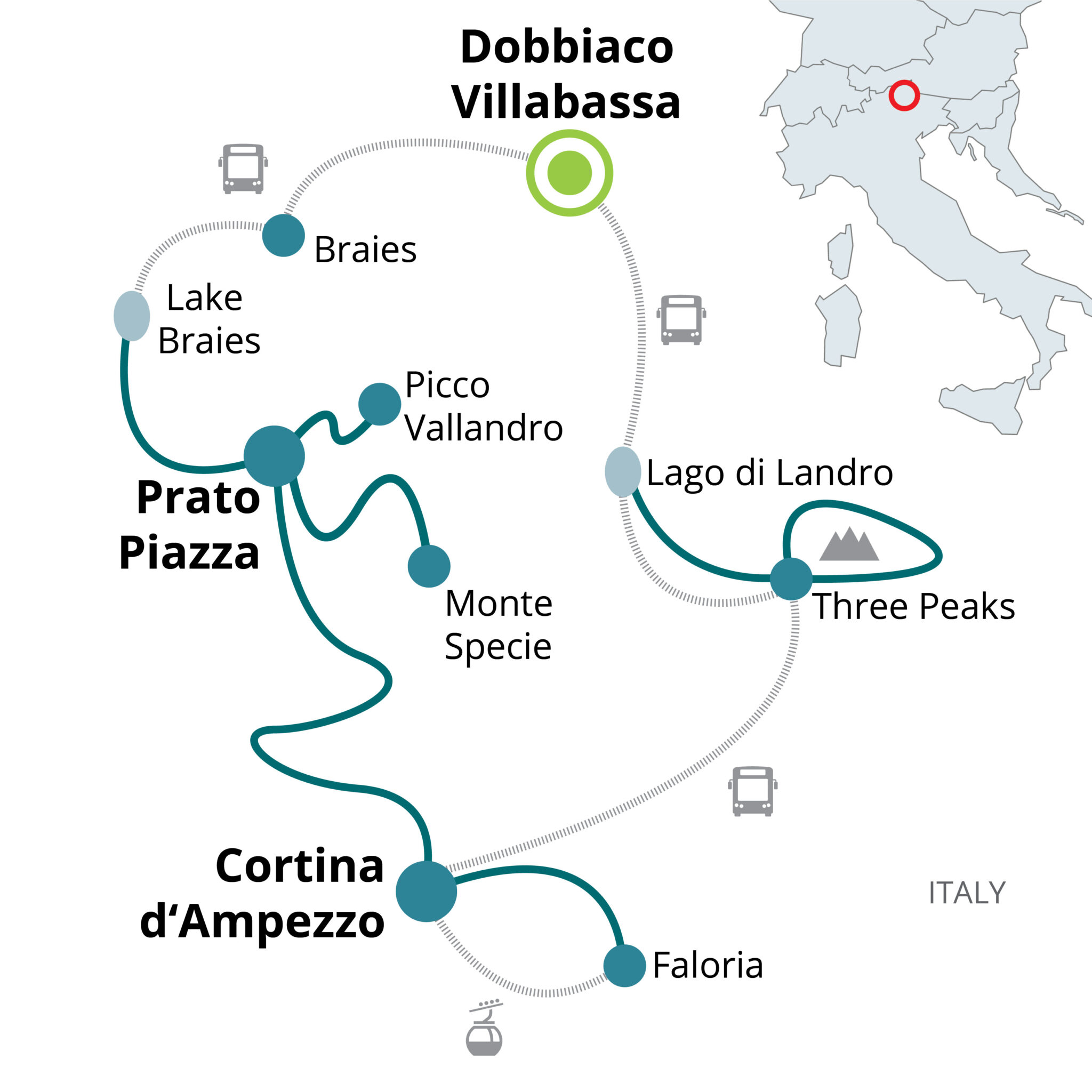 Fottur Dolomittene 3 Naturparker | SagaReiser